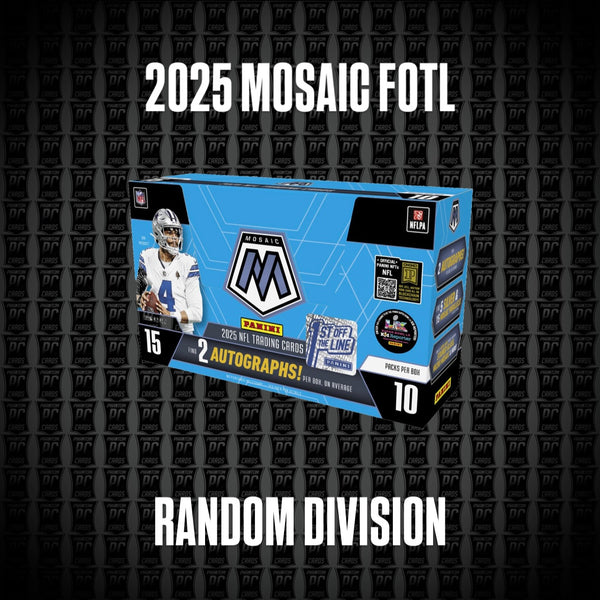 2025 Mosaic Football FOTL 1st off the Line Break - Random Division (Tu ...
